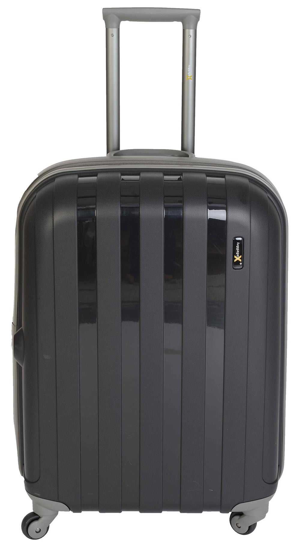 Tough Durable Hard Shell Luggage Suitcase 77cm (30") Black — LuggageX