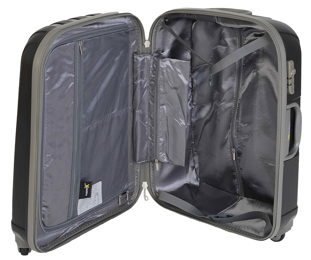 Tough Durable Hard Shell Luggage Suitcase 77cm (30") Black — LuggageX